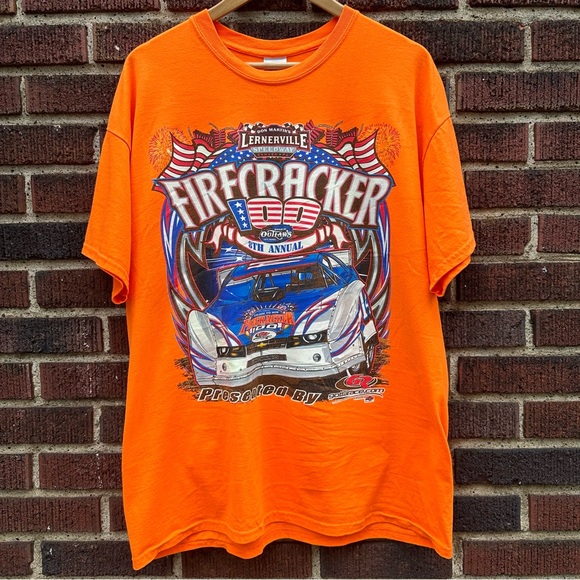 Shirts | Vintage Firecracker 10 Racing Tee | Poshmark